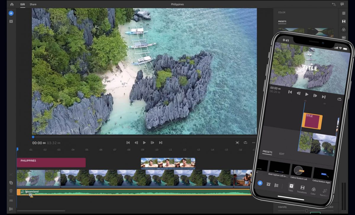 Adobe's Rush to mobile editing - fxguide