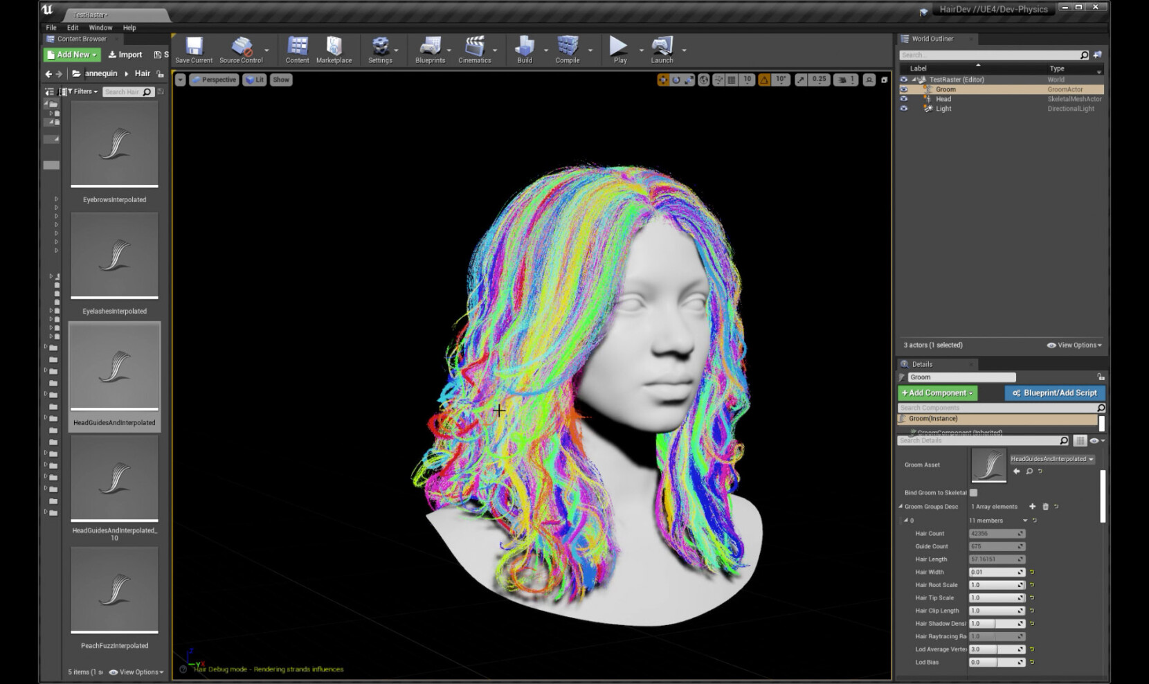 Ue4 Real Time Hair Advances Fxguide