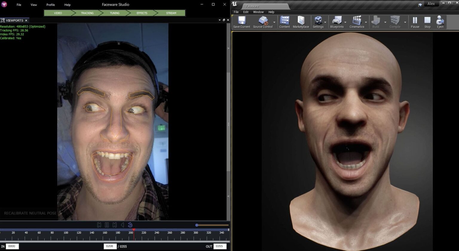 Faceware Studio Launched for Real-Time Facial Animation - fxguide