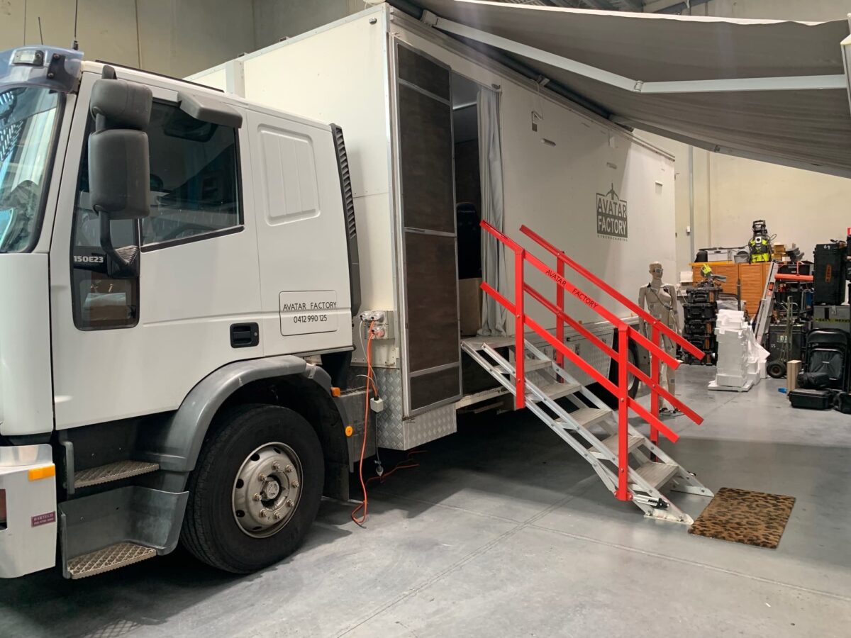 Inside a location scanning truck - fxguide